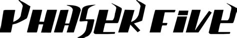 Phaser Five Font