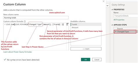 Running Totals In Power Query Sql Bi Tutorials