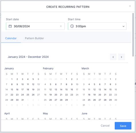 Create Recurring Schedules Skedulo Documentation