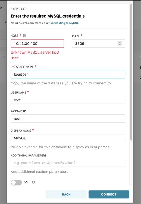 Cannot Connect To Mysql Database When Database Name Contains · Issue 18719 · Apachesuperset