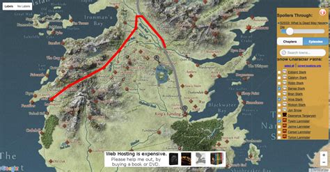 Tato Interaktivní Mapa Vás Detailně Provede Světem Seriálu Hra O Trůny