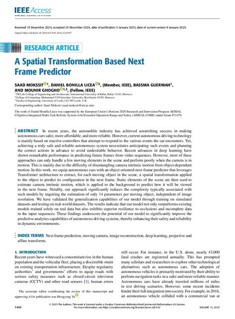 A Spatial Transformation Based Next Frame Predictor Researchback