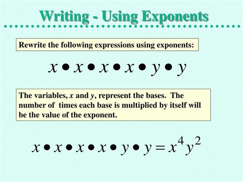 PPT 8 1 Multiplication Properties Of Exponents PowerPoint Presentation ID 953566