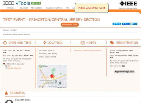 Creating An Event Ieee Vtools Knowledgebase