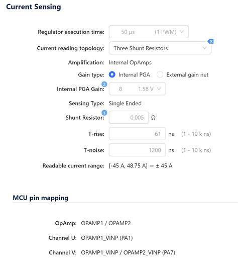 Stm Motor Control 6 3 Current Sensing Issue Stmicroelectronics Community