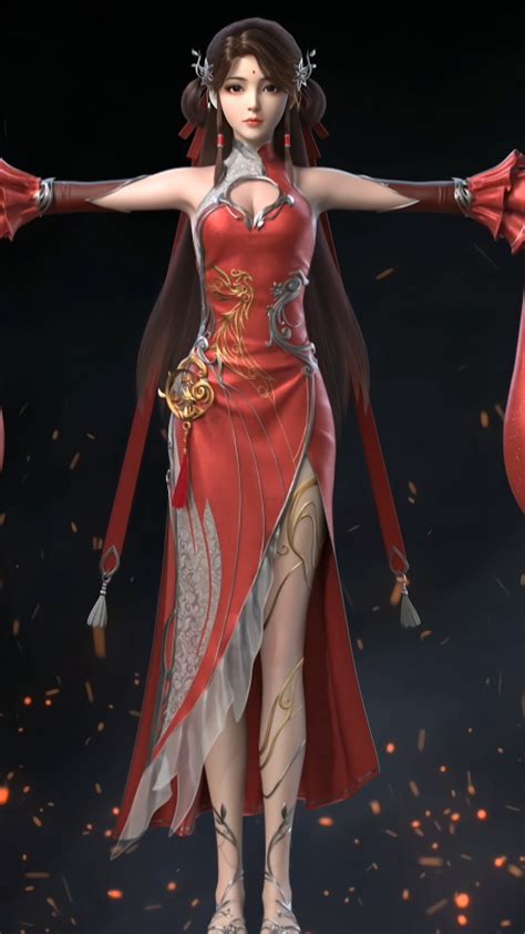 火灵儿新模型 火灵儿 大山谷图库