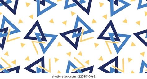 Seamless Abstract Triangles Pattern Vector Illustration Stock Vector