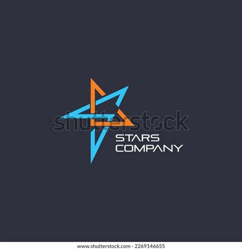 Letter S C Cs Star Shape Stock Vector Royalty Free 2269146655