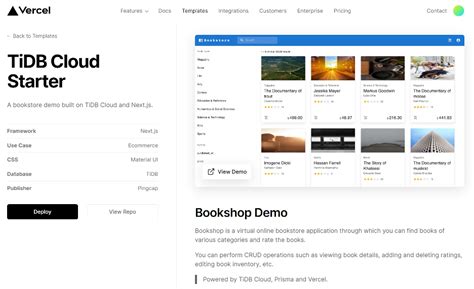 Develop Apps Faster with the Integration of Vercel and TiDB Cloud | TiDB