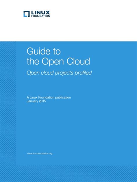 guide to open cloud pdf cloud computing linux