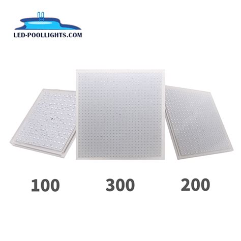 수지 충전 유연한 사각형 평면 Rgb 색상 Ip68 스위치 제어 Led 풀 조명