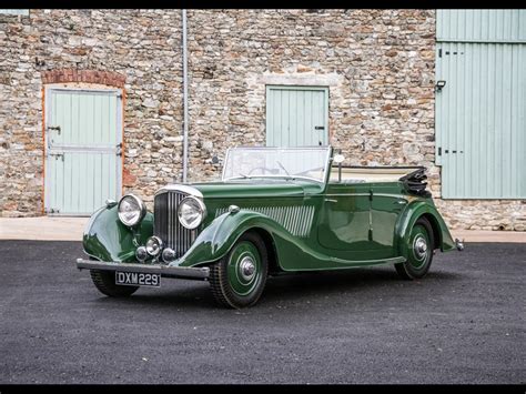 1937 Bentley 4 14 Litre All Weather ‘wide Body Tourer By Vanden