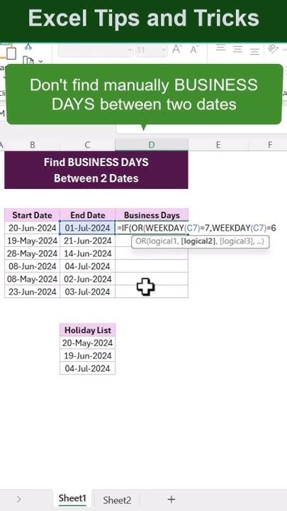 don t find manually business days in excel‼️instead use superb trick
