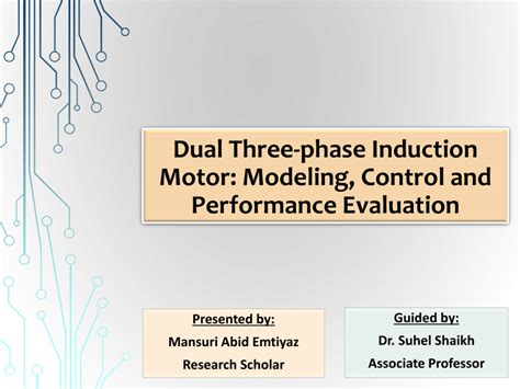 Pdf Six Phase Induction Motor Modeling Control And Performance Evaluation