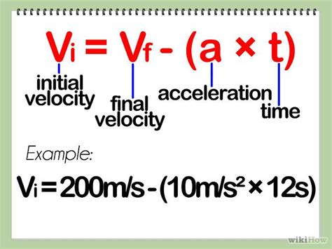 Initial Velocity Definition