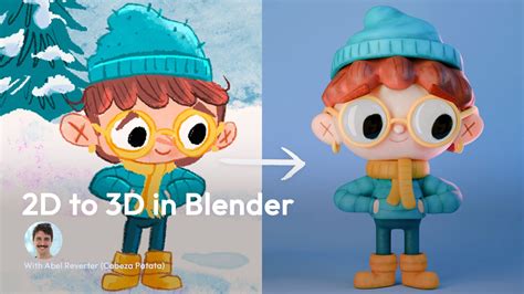 2D to 3D in Blender — Patata School