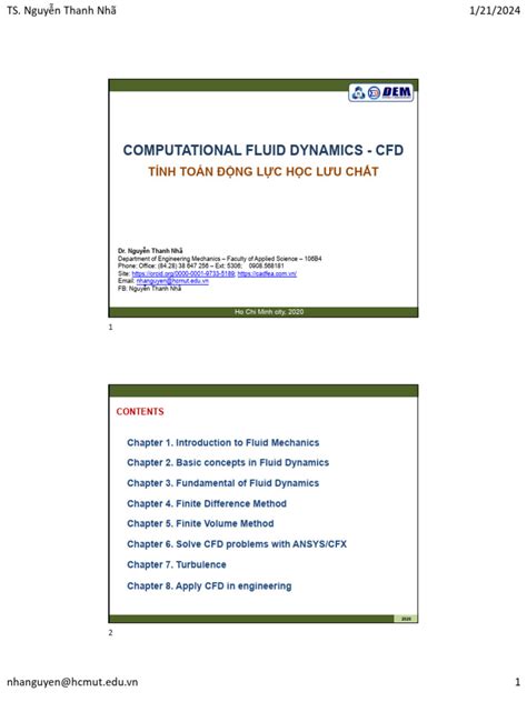 Cfd Em C4 Finitedifferencemethod Download Free Pdf Computational Fluid Dynamics Finite