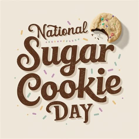 National Sugar Cookie Day July 9 National Sugar Cookie Day Poster