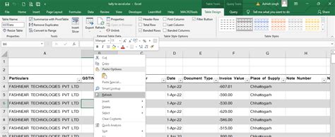 How To Connect Tally With Excel To Get Gst Summary Tally To Excel Gst