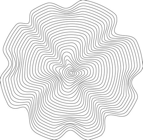 Linear Wooden Tree Rings Pattern Topography Circles With Map Texture Linear Wooden Tree Rings Pattern Topography Circles With Map Texture