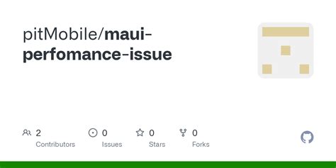 Github Pitmobilemaui Perfomance Issue