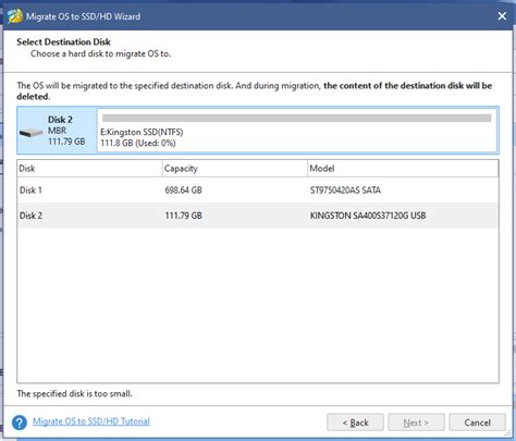 Minitool Partition Wizard Says Target Disk Is Too Small Solved