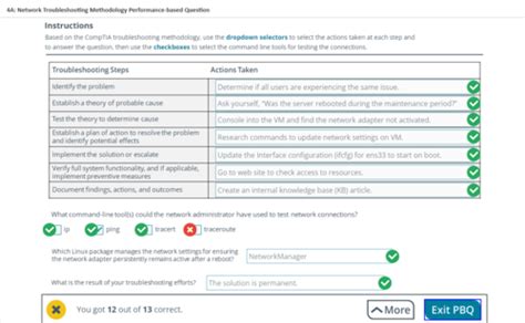 lesson 4 network troubleshooting ideology flashcards quizlet