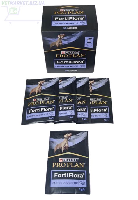 FortiFlora пробиотик для собак, 1 г, Purina
