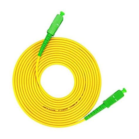Cable Fibre Optique Fo Scapc Scapc Sm Duplex 3m 20mm G657a2 Pvc Maroc Matériel Telecom
