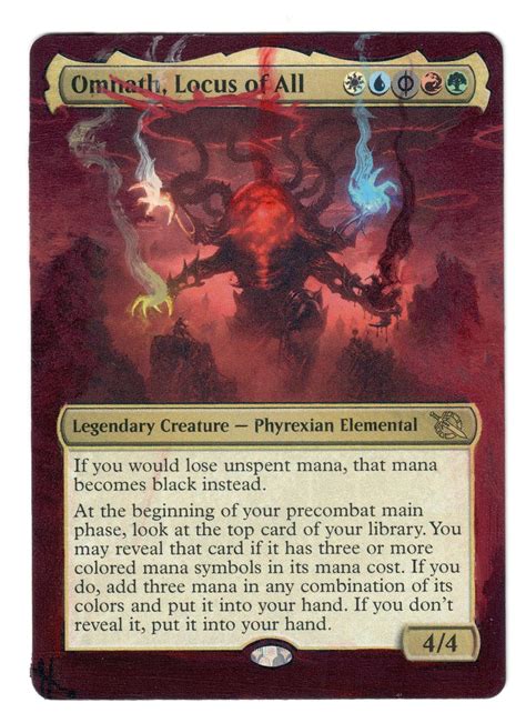 Omnath Locus Of All Altered Full Art Magic March Of The Machines