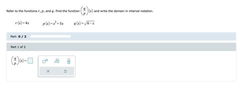 Solved Refer To The Functions R P And Q Find The Function Chegg Com