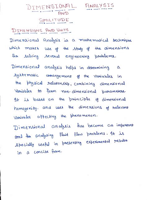 dimensional analysis part 1 pdf physics science