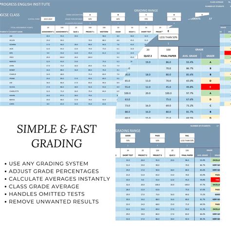 Simple Student Grading Excel Template Tool Structuraldetails