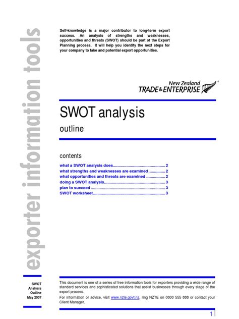 PDF SWOT Guide DOKUMEN TIPS