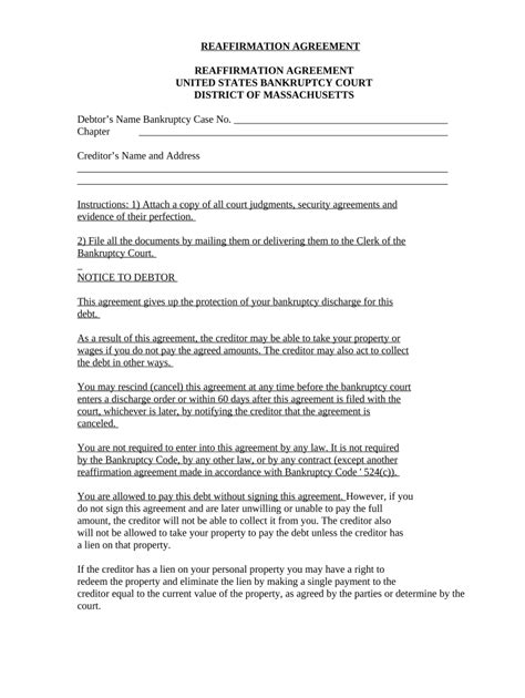 Reaffirmation Agreement Cover Sheet Fill Out And Sign Online Dochub