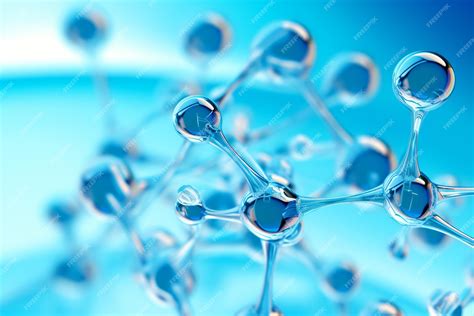 Premium Vector Science Background With Molecule Or Atom Abstract Structure For Science Or