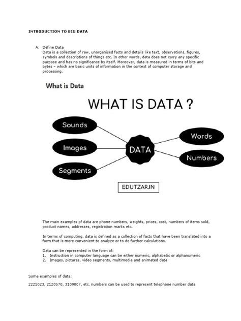 introduction to big data pdf big data data