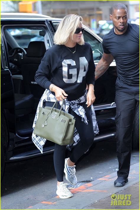 Khloe Kardashian Celebrates Good American Activewear Launch In Nyc