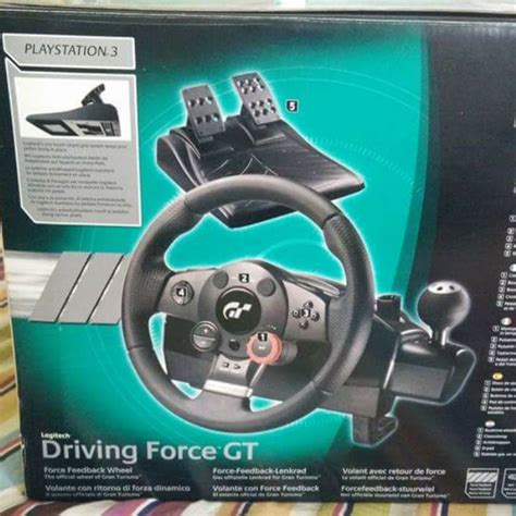 Logitech Driving Force Gt Steering Wheel Video Gaming Gaming Accessories Virtual Reality On