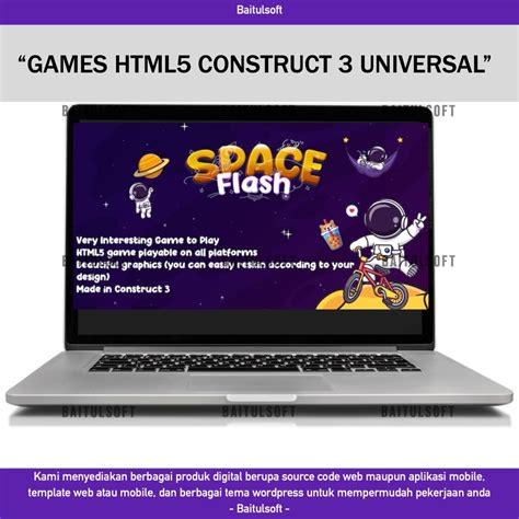 Jual Source Code Aplikasi Web Games Html5 Construct 3 Universal D160