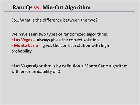 PPT Randomized Algorithms PowerPoint Presentation Free Download ID