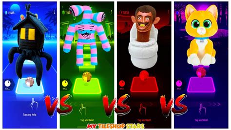 Spider House Head And Siren Head And Skibidi Toilet And Chipi Chipi Chapa