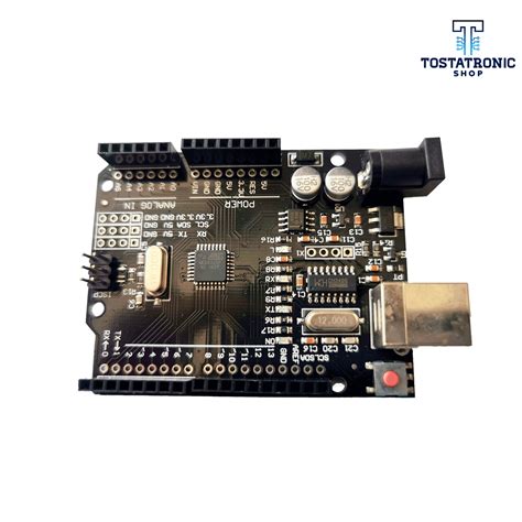 tarjeta compatible arduino uno smd r3 compatible black edition