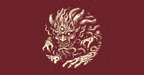 Creepy Monster Yokai Japanese Folklore Yokai T Shirt Teepublic
