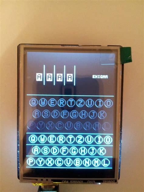 Gallery Arduino Enigma Machine Simulator Hackaday Io
