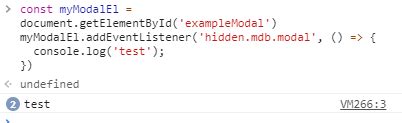 MDB Event Listeners Not Working Issue Mdbootstrap Mdb Ui Kit GitHub