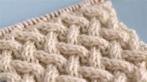 How To Knit The Lattice Cable Stitch Pattern Artofit