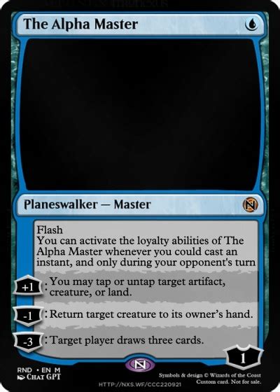 Mtgnexus The Alpha Master