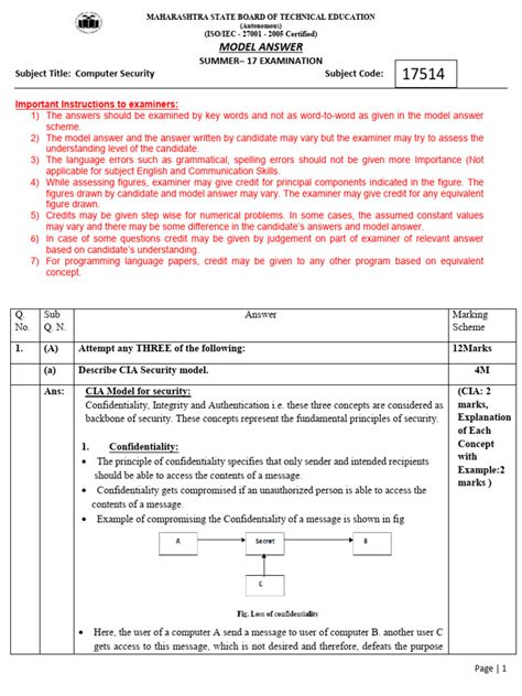 2017 Summer Model Answer Paper Download Free Pdf Biometrics Computer Network