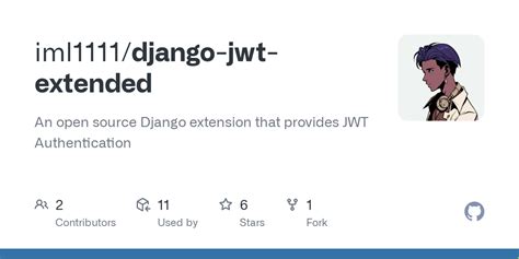 Github Iml1111django Jwt Extended An Open Source Django Extension That Provides Jwt